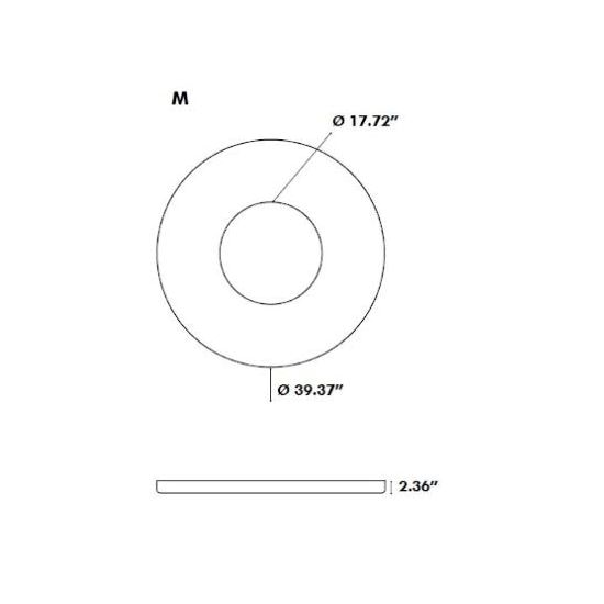 BuzziMoon Round Suspension - BuzziSpace | Pendant Lights - USA & Canada