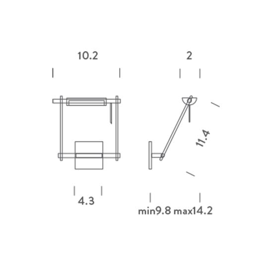 Logo Wall HAL Wall/Ceiling - Nemo | Semi Flush Mount Lights - USA & Canada