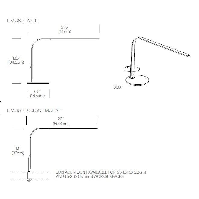 Lim 360 Table - Pablo | Desk Lights - USA & Canada