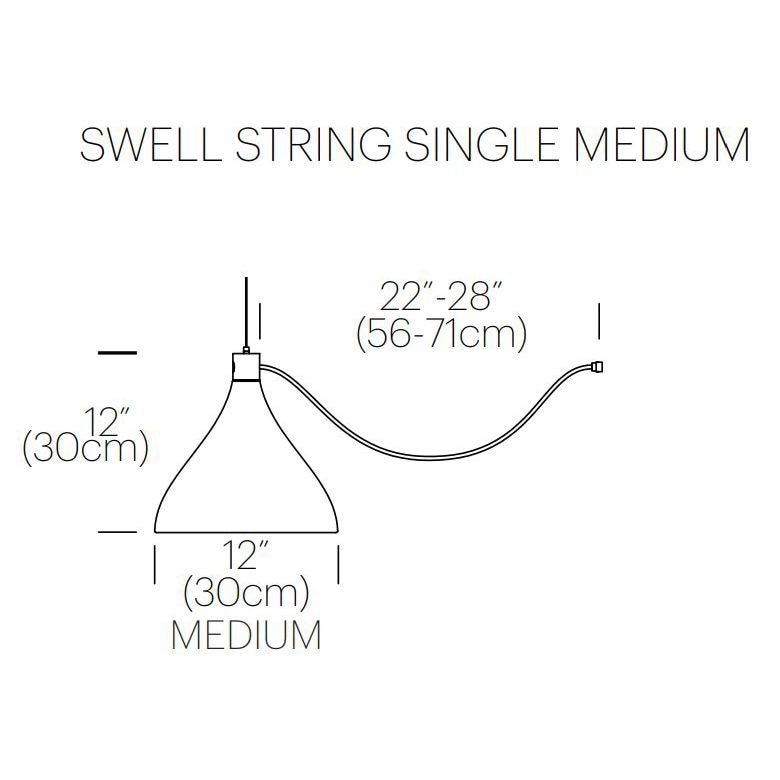 Swell String Single Suspension - Pablo | Outdoor Suspension Lighting ...