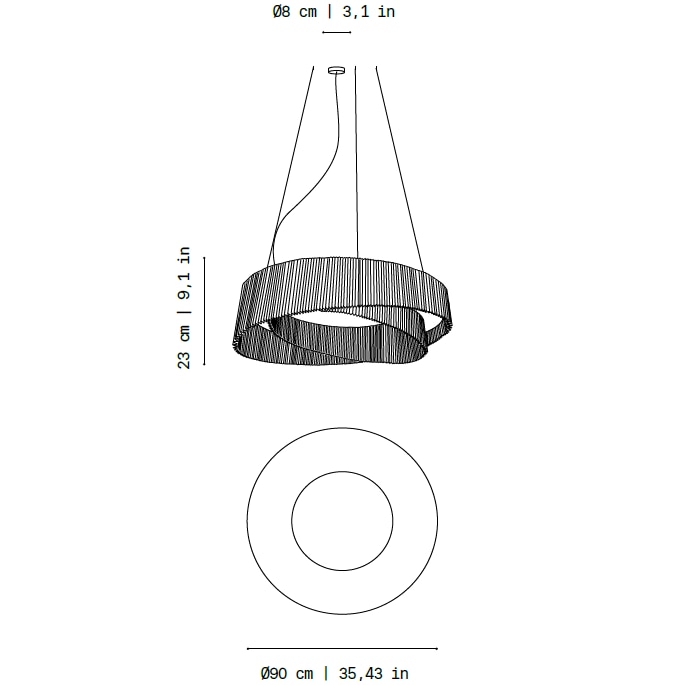 Anel 04 Pendant Suspension - a-emotional light | Pendant Lights - USA ...