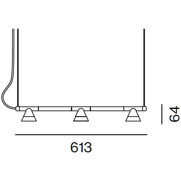 Probe Rail Spot Suspension - AGO Lighting | Linear Suspension Lights ...