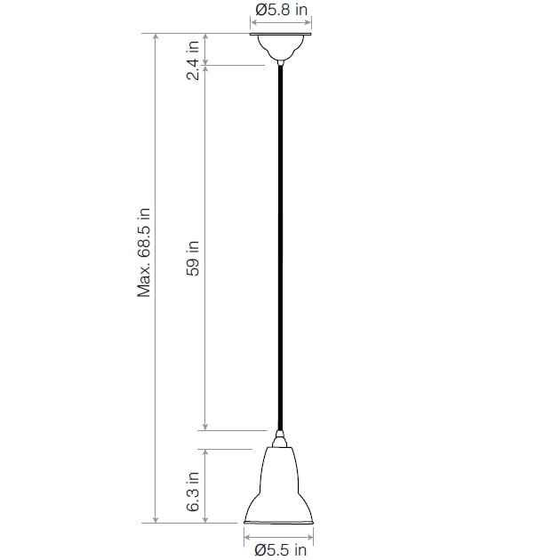 Original 1227™ Pendant Suspension - Anglepoise | Pendant Lights - USA ...