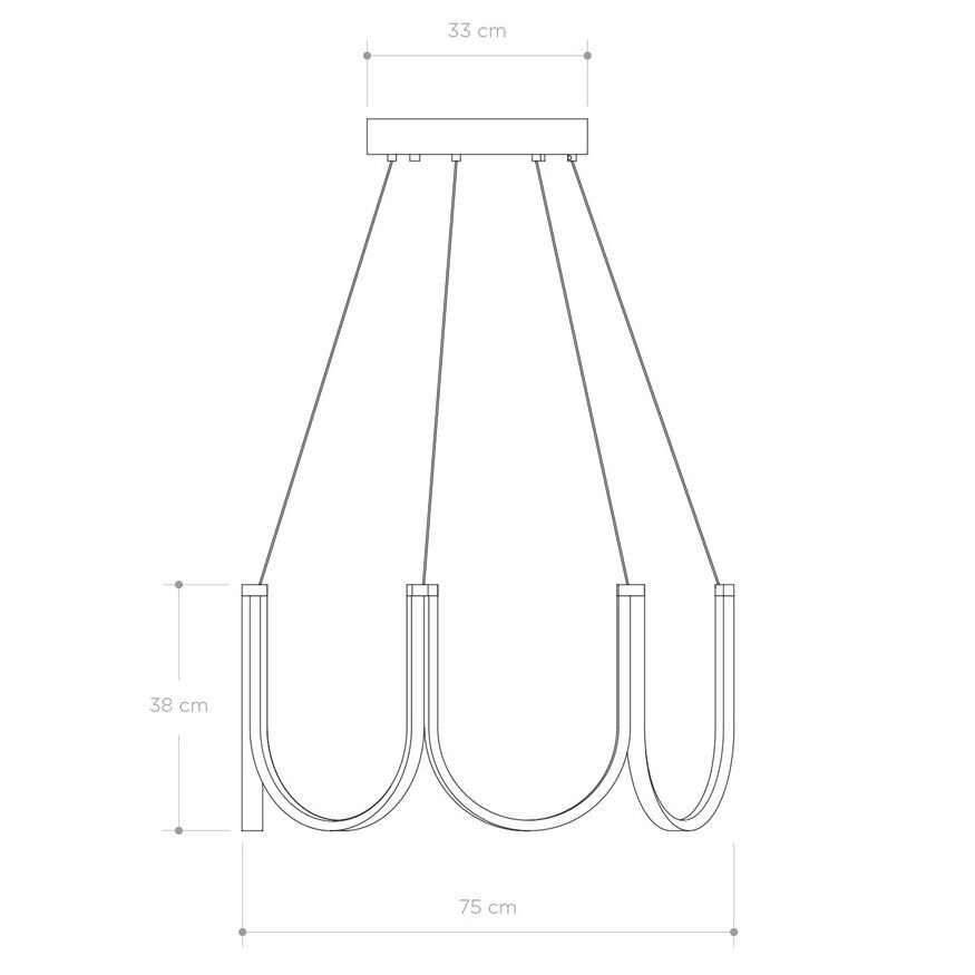 U7 Suspension - Arpel Lighting | Chandeliers - USA & Canada