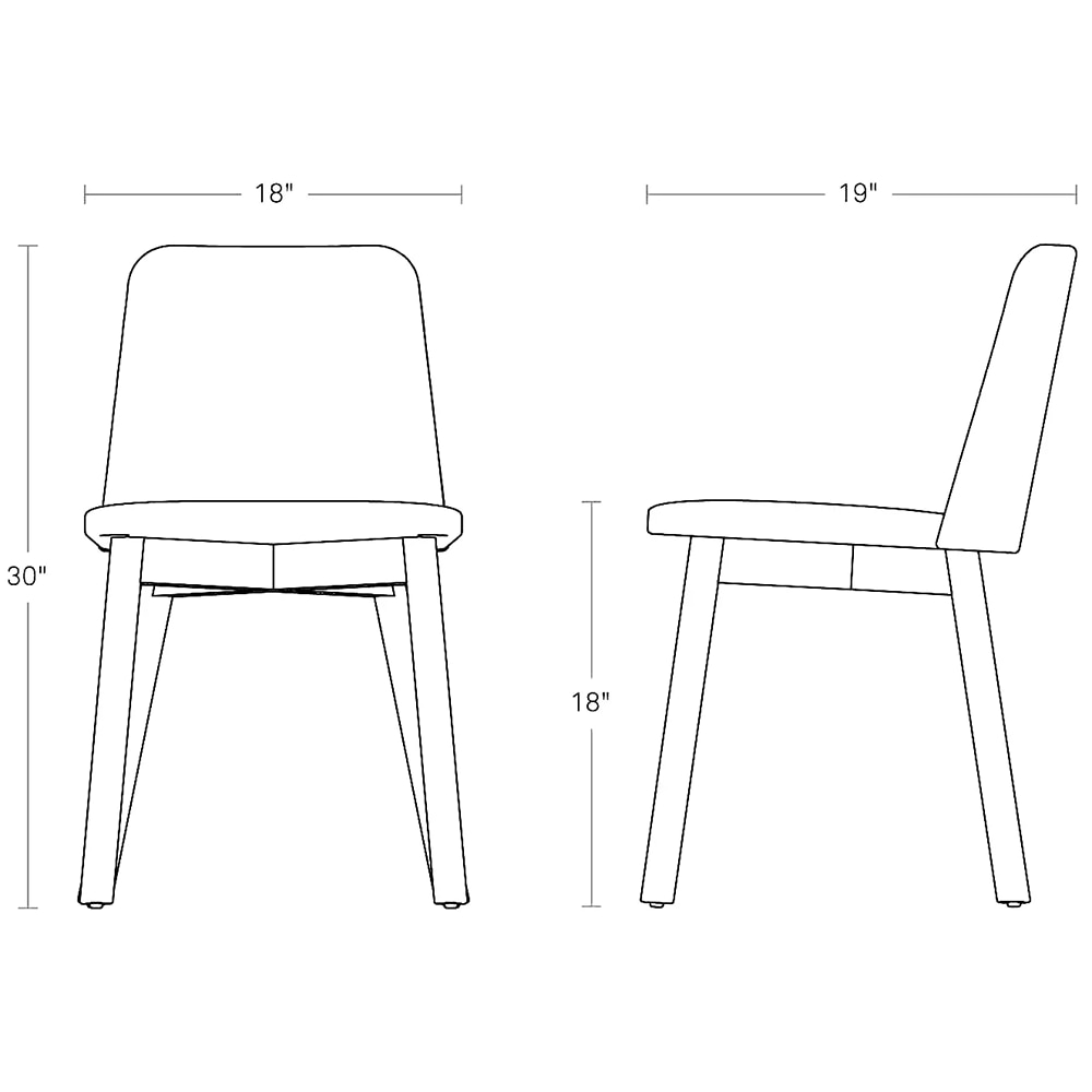 Chip Fabric Chair - Blu Dot | Seating - USA & Canada