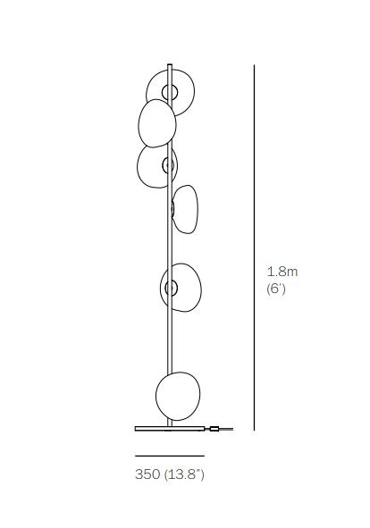 73.6 Floor - Bocci | Floor Lamps - USA & Canada