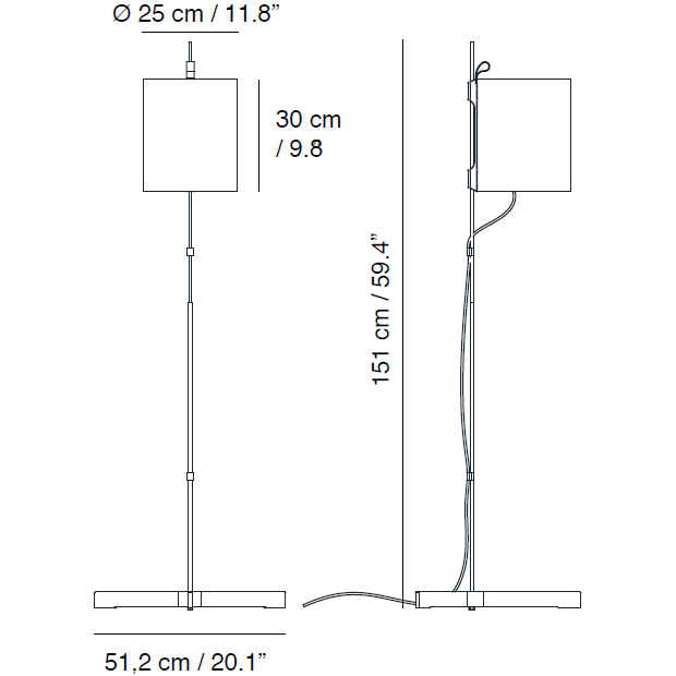 Magnetic Floor - Carpyen | Task Floor Lamps - USA & Canada