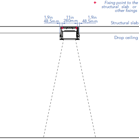 CoeLux High Tech 25 Mini Semi Recessed Ceiling/Wall - CoeLux ...