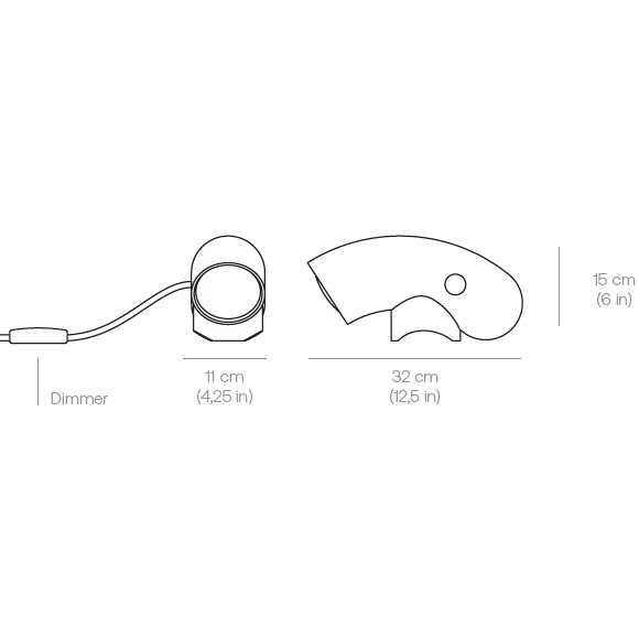 Hyphen Simple Table - Darmes | Table Lights - USA & Canada