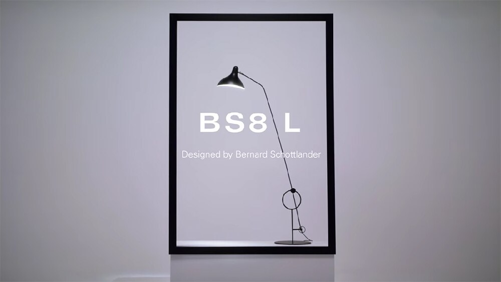 Mantis BS8 L Floor - DCW éditions | Arching Floor Lights - USA & Canada