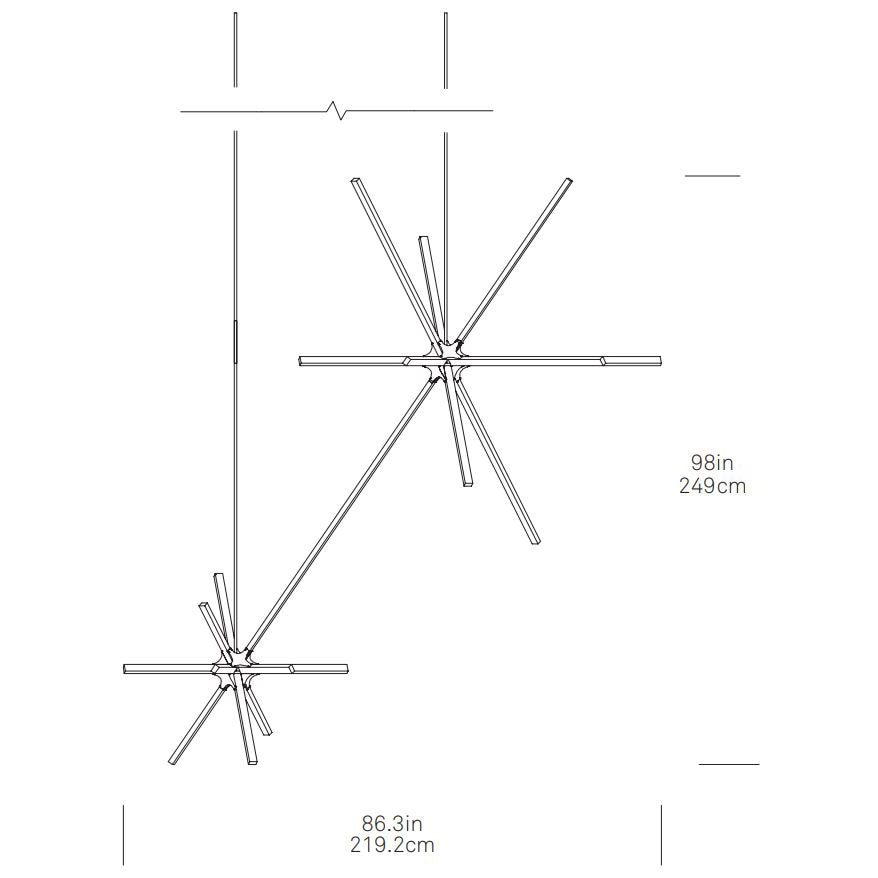 Double Boom Suspension - Stickbulb | Linear Suspension Lights - USA ...