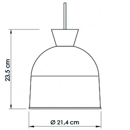 Vedrá Suspension - Easy Light | Dome Shade Suspension Lights - USA & Canada