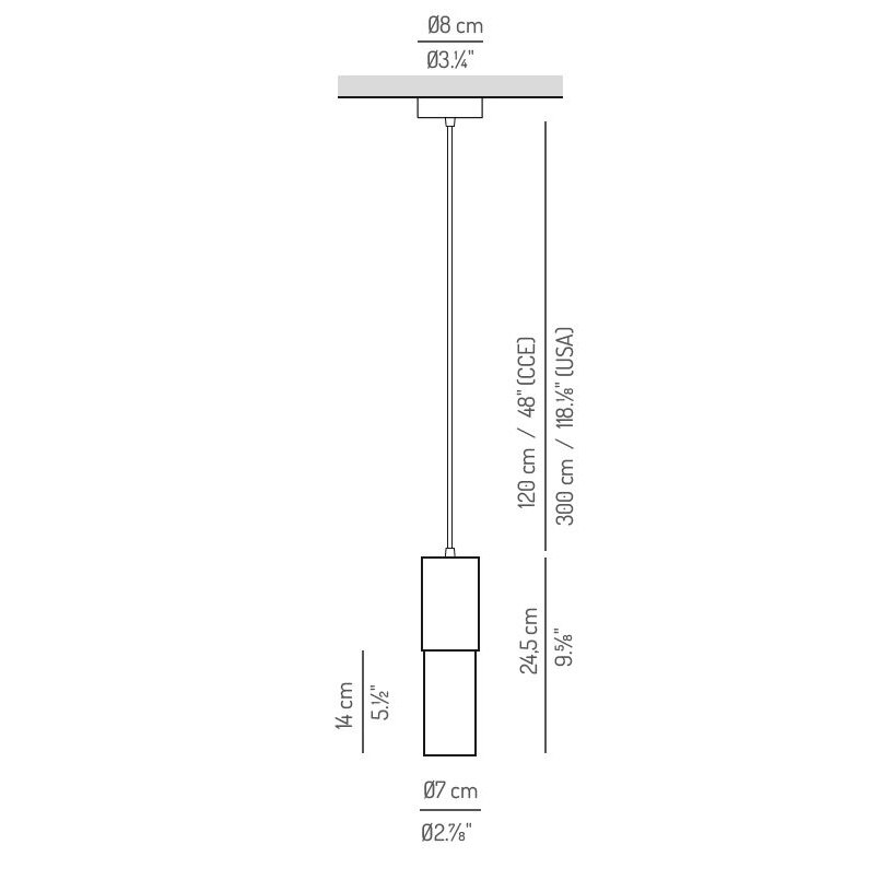 Fokus Suspension - El Torrent | Pendant Lights - USA & Canada