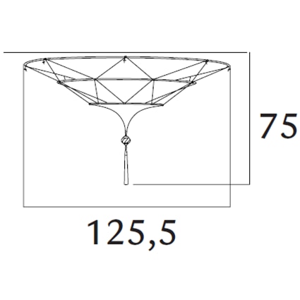 Scheherazade 3 Tier Ceiling/Suspension - Fortuny | Chandeliers - USA ...