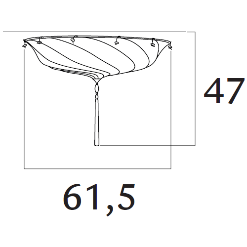 Scudo Saraceno Silk Ceiling/Suspension - Fortuny | Chandeliers - USA ...