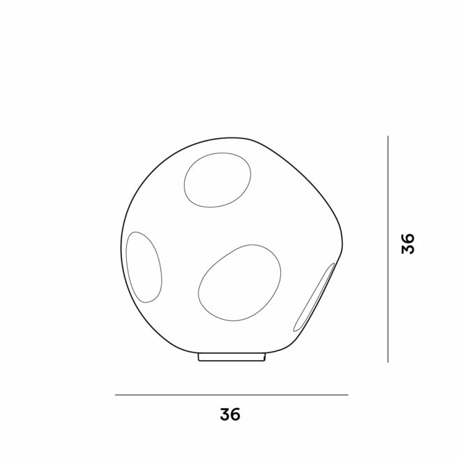 Hoba Table - Foscarini | Table Lights - USA & Canada