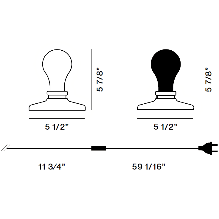 Light Bulb Table - Foscarini | Table Lights - USA & Canada