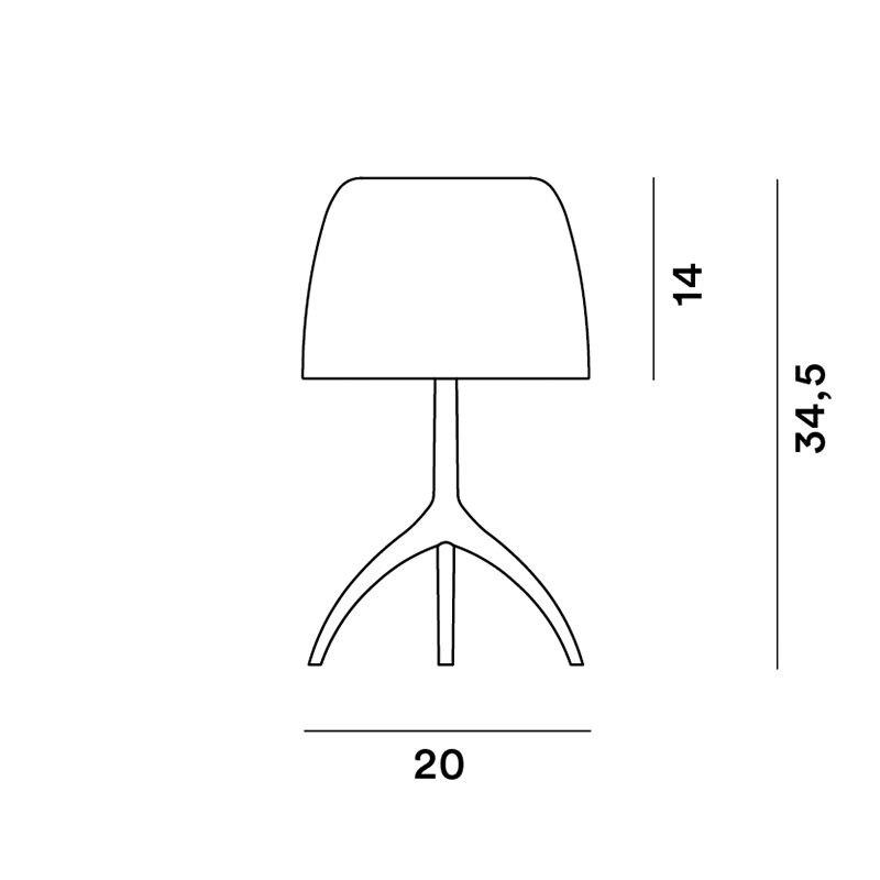 Lumiere Nuances Table - Foscarini | Table Lights - USA & Canada