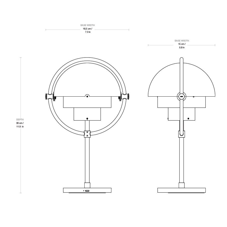 Multi-Lite Portable Table - Gubi | Portable Table Lamps - USA & Canada