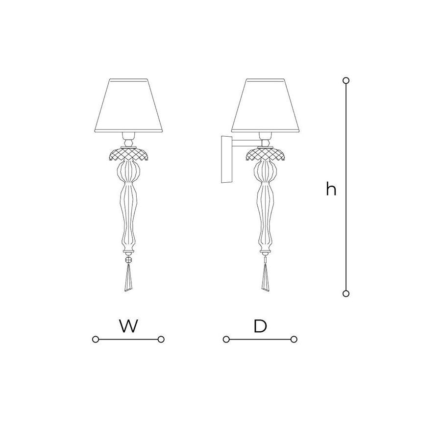 349 Vogue Wall - Italamp | Luxurious Wall Sconces - USA & Canada
