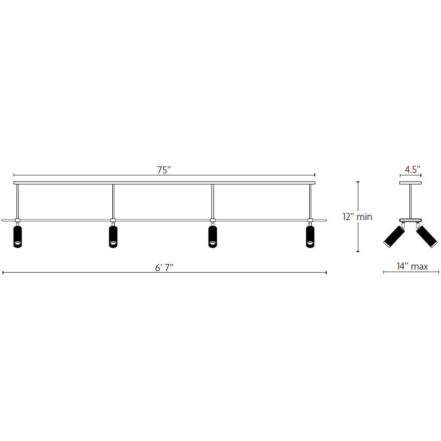 Spot 8 Suspension System - J. Adams & Co. | Linear Suspension Lights ...