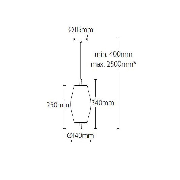 Nova Slim Pendant Suspension - J. Adams & Co. | Pendant Lights - USA & Canada