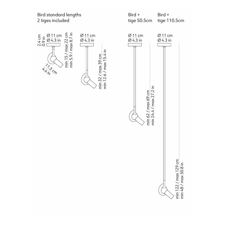 Bird Ceiling - KDLN | Flush Mount Lights - USA & Canada