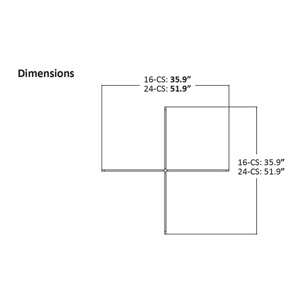 Z-Bar Suspension Cross - Koncept | Linear Suspension Lights - USA & Canada