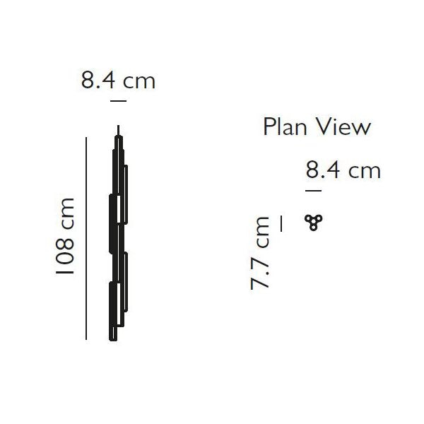 Hail 6-Light Tall Suspension - Lee Broom | Pendant Lights - USA & Canada