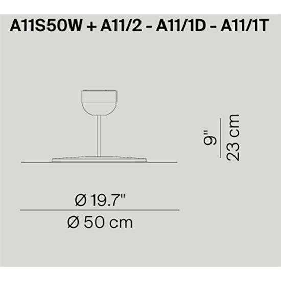 Millimetro Ceiling - LucePlan | Flush Mount Lights - USA & Canada