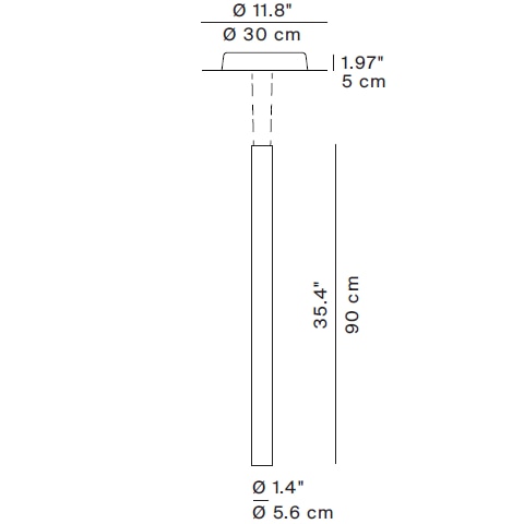Trypta Suspension - LucePlan | Pendant Lights - USA & Canada