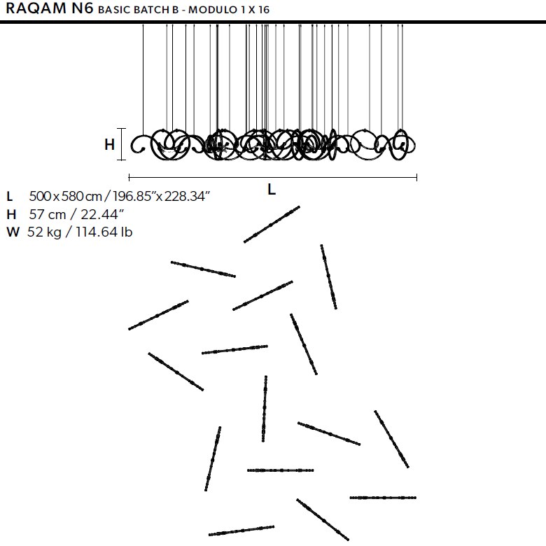 Raqam N6 Suspension - Masiero | Cluster Lights - USA & Canada