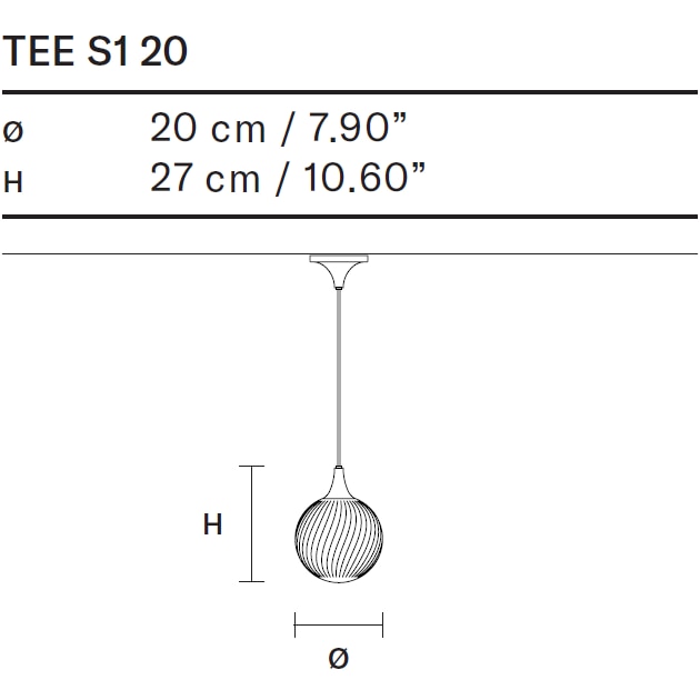 Tee Indoor S/C Suspension - Masiero | Cluster Lights - USA & Canada
