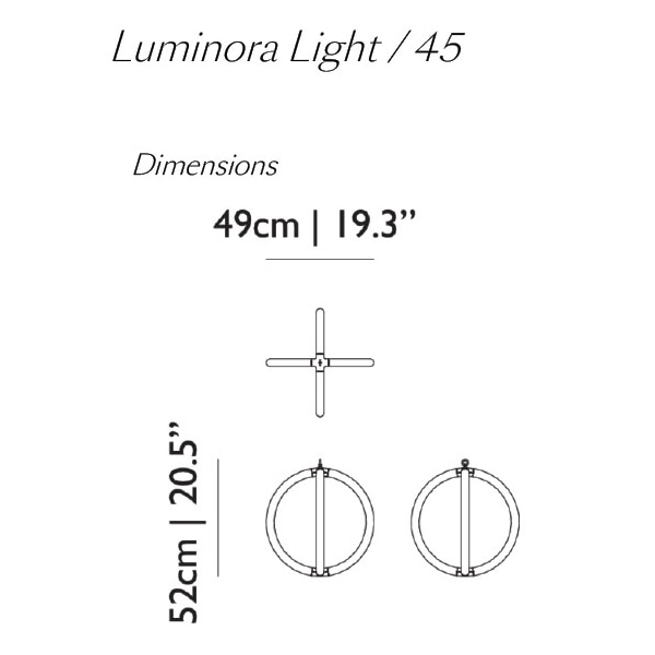 Luminora Light Suspension - Moooi | Chandeliers - USA & Canada
