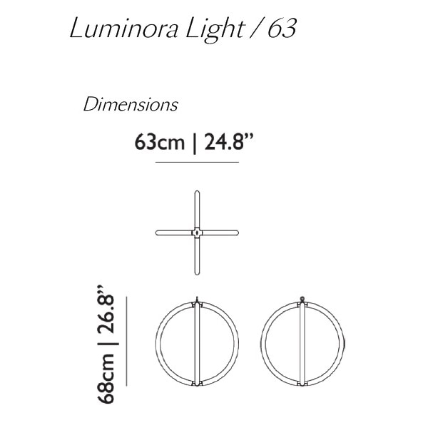 Luminora Light Suspension - Moooi | Chandeliers - USA & Canada