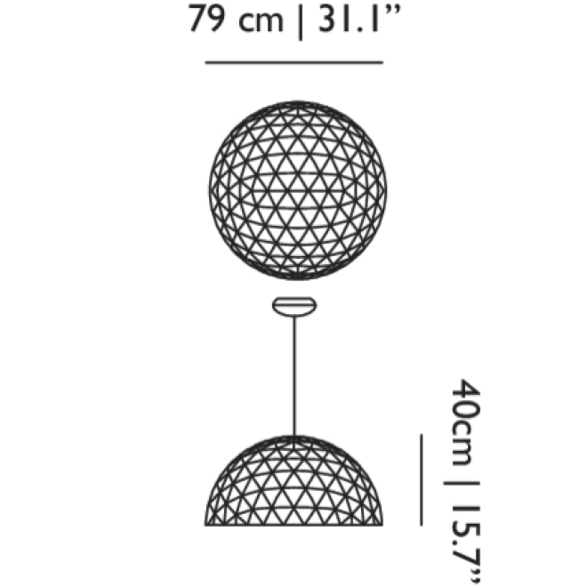 Raimond II Dome Suspension - Moooi | Dome Shade Suspension Lights - USA ...