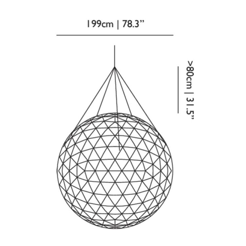 Raimond II Extra Large Suspension - Moooi | Chandeliers - USA & Canada