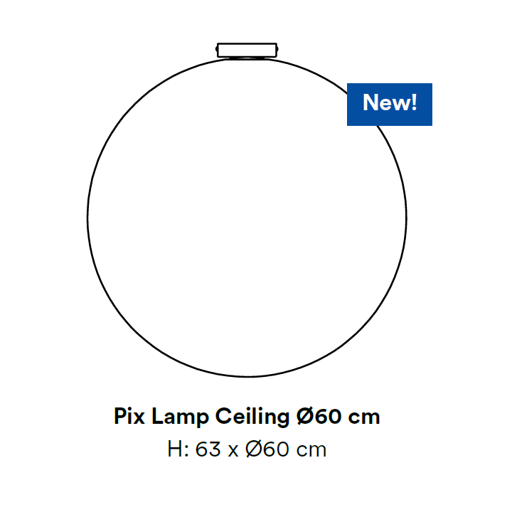 Pix Ceiling - Normann Copenhagen | Flush Mount Lights - USA & Canada