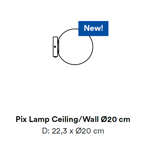 Pix Wall/Ceiling - Normann Copenhagen | Wall Sconces - USA & Canada