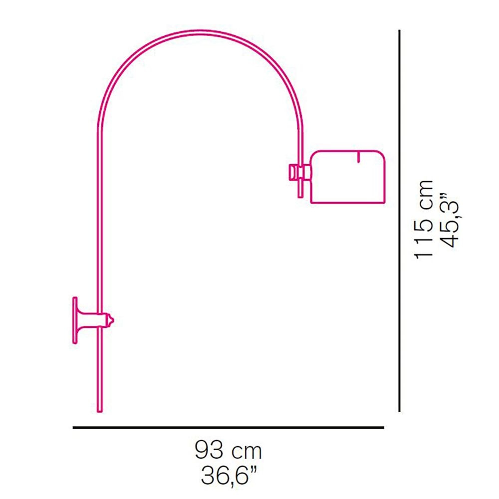 Coupé 1158 Wall - Oluce | Wall Sconces - USA & Canada