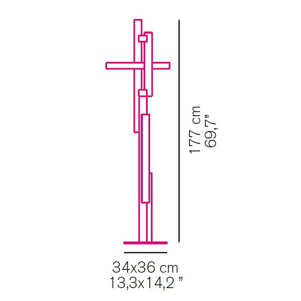 Las Floor - Oluce | Floor Lamps - USA & Canada