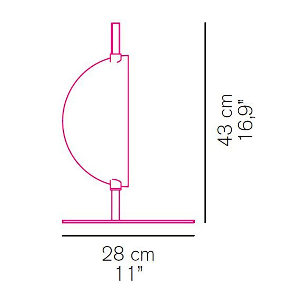 Superluna Table - Oluce | Table Lights - USA & Canada