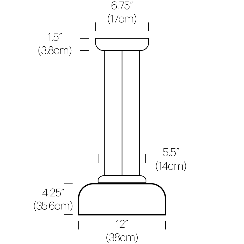 Totem Downlight Shade C Suspension - Pablo | Pendant Lights - USA & Canada