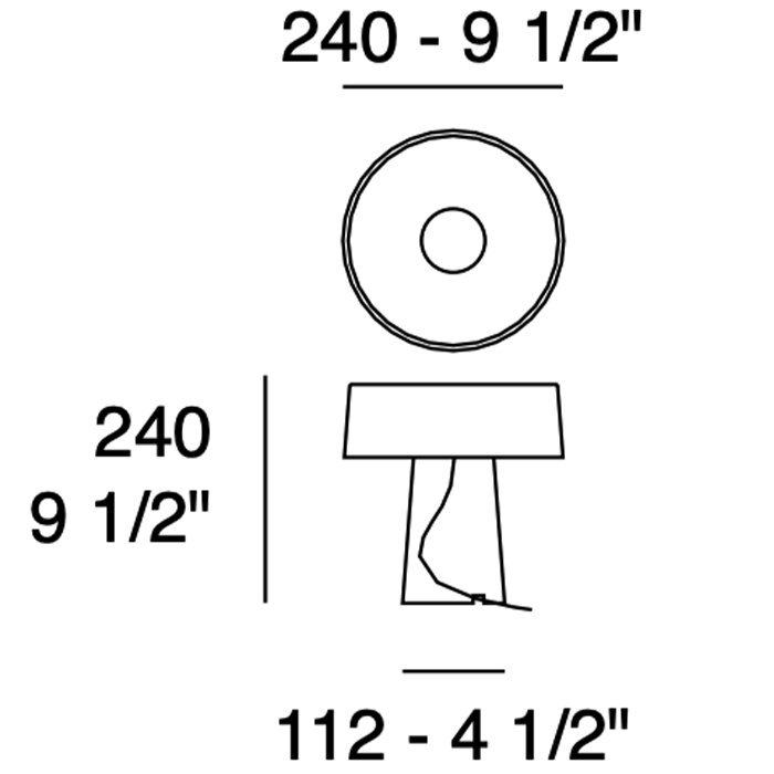 Glam Table - Prandina | Table Lights - USA & Canada