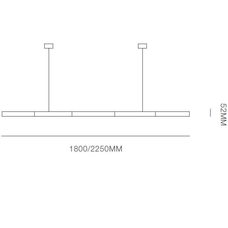 Potter DS Pendant Suspension - Rakumba | Linear Suspension Lights - USA ...