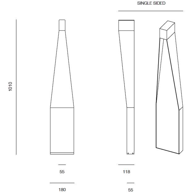 Standley Outdoor Bollard - Rakumba | Outdoor Bollard Lights - USA & Canada