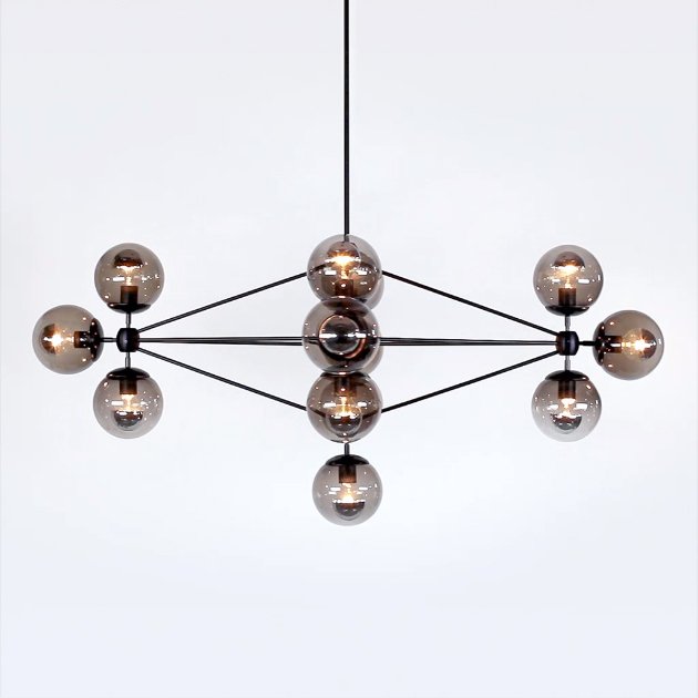 Modo Diamond 13 Globe Suspension - Roll & Hill | Chandeliers - USA & Canada