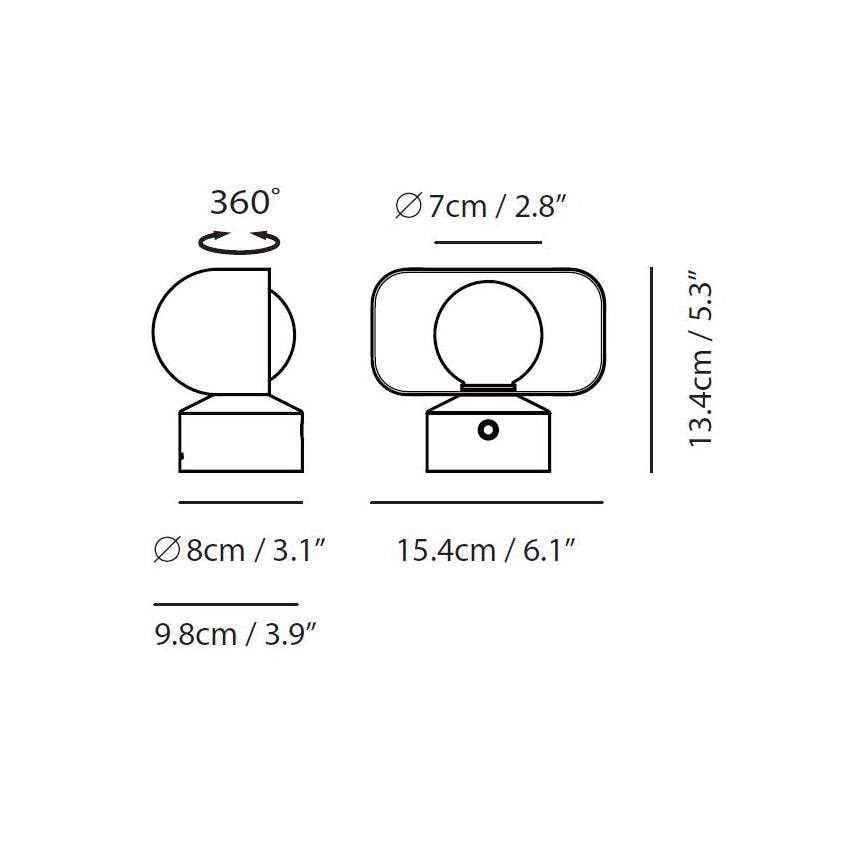 Hoodie Portable Table/Wall - Seed Design | Portable Table Lamps - USA ...