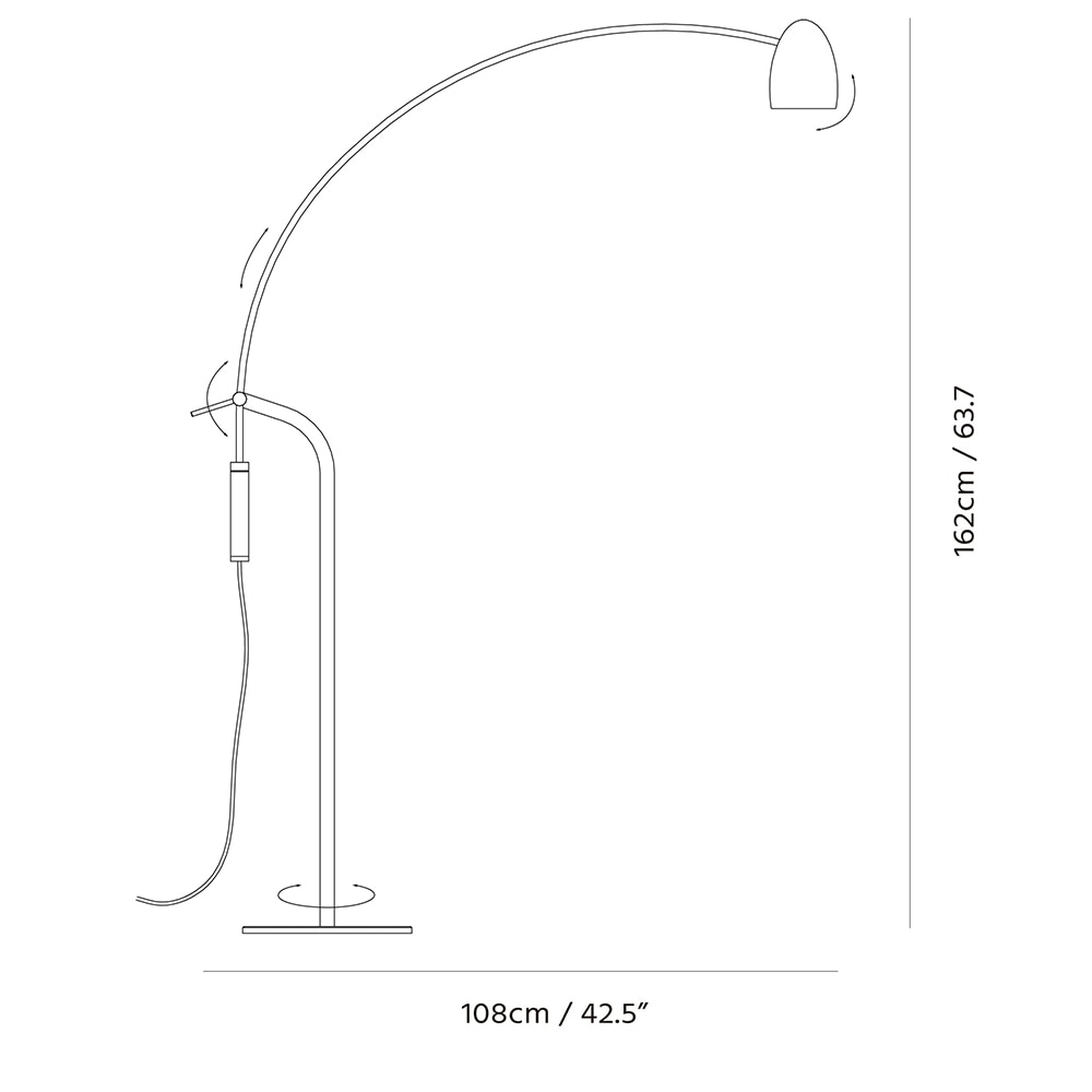 Hercules Floor - Seed Design | Arching Floor Lights - USA & Canada