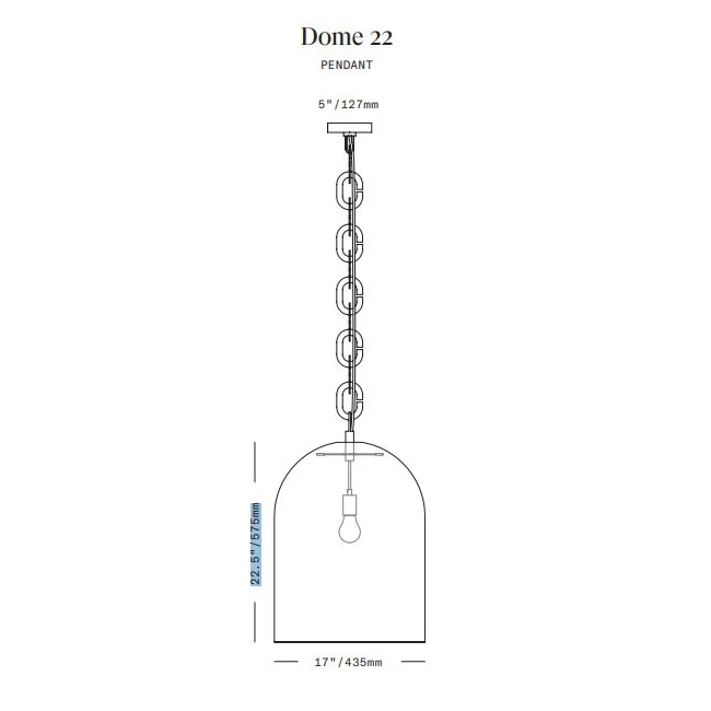 Dome Pendant Suspension - SkLO | Pendant Lights - USA & Canada